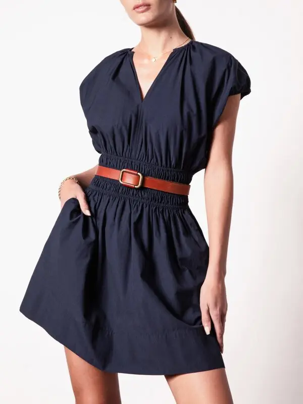 Brochu Walker The Mina Short Dress - Navy