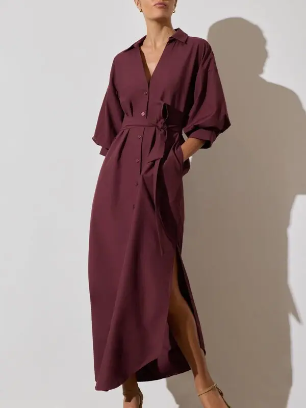 Brochu Walker The Kate Maxi Dress - Barolo