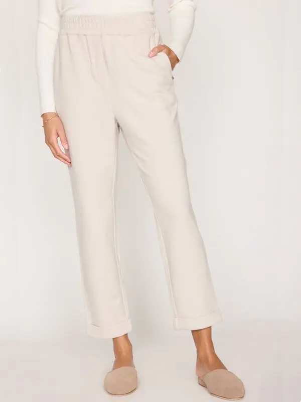 Brochu Walker The Scottie Terry Pant - Oyster