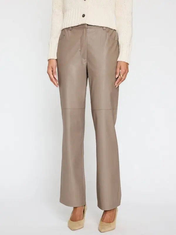 Brochu Walker The Lara Vegan Leather Pant - Brume