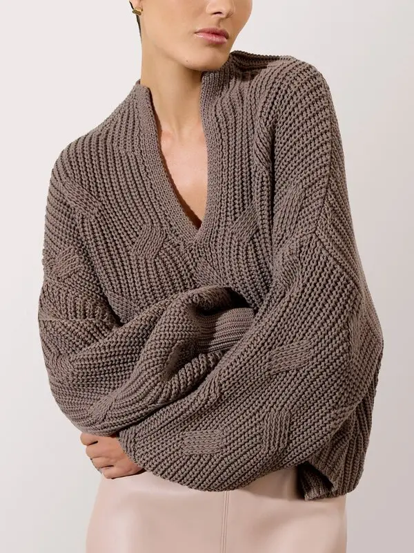 Brochu Walker The Grayson Cable Pullover