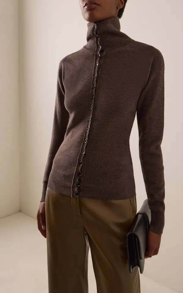 LEMAIRE Buttoned Wool Top