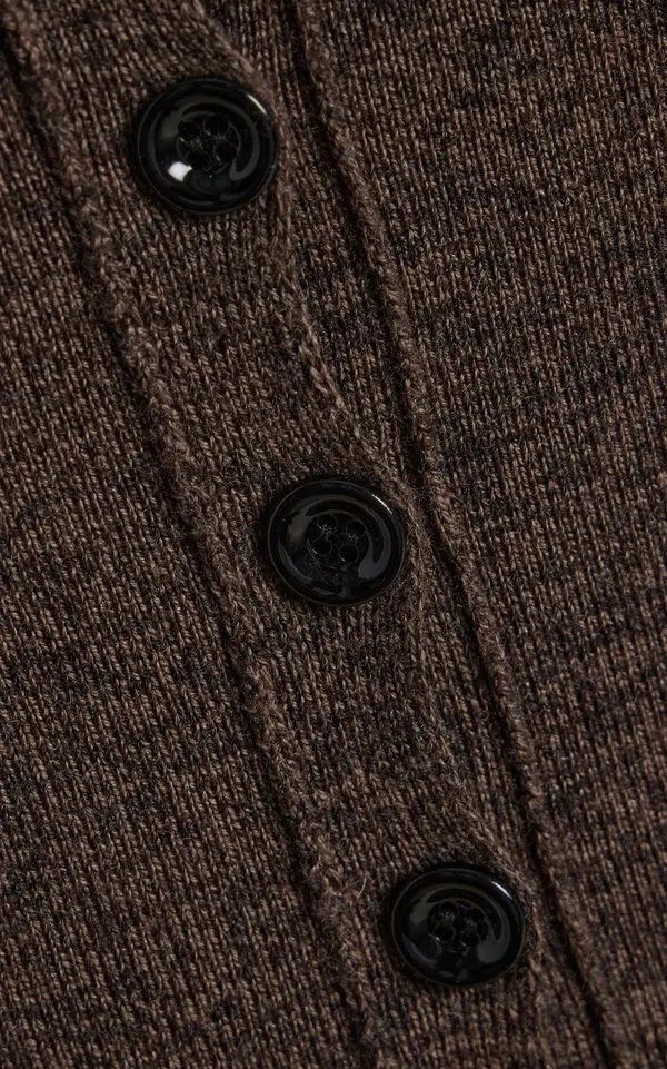 LEMAIRE Buttoned Wool Top