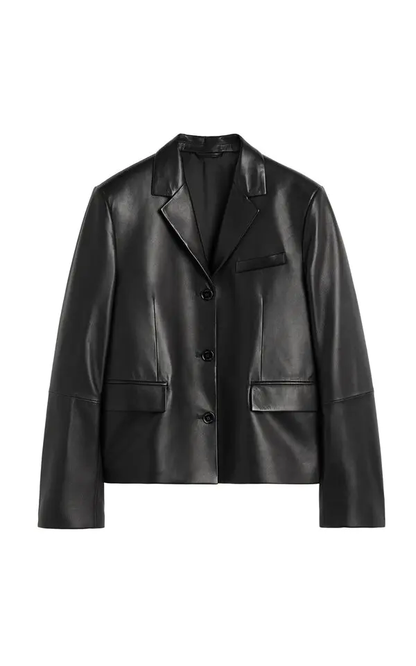 TOTEME Short Leather Blazer