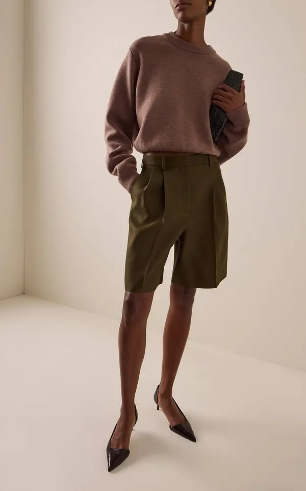 LEMAIRE Short Wool Sweatshirt