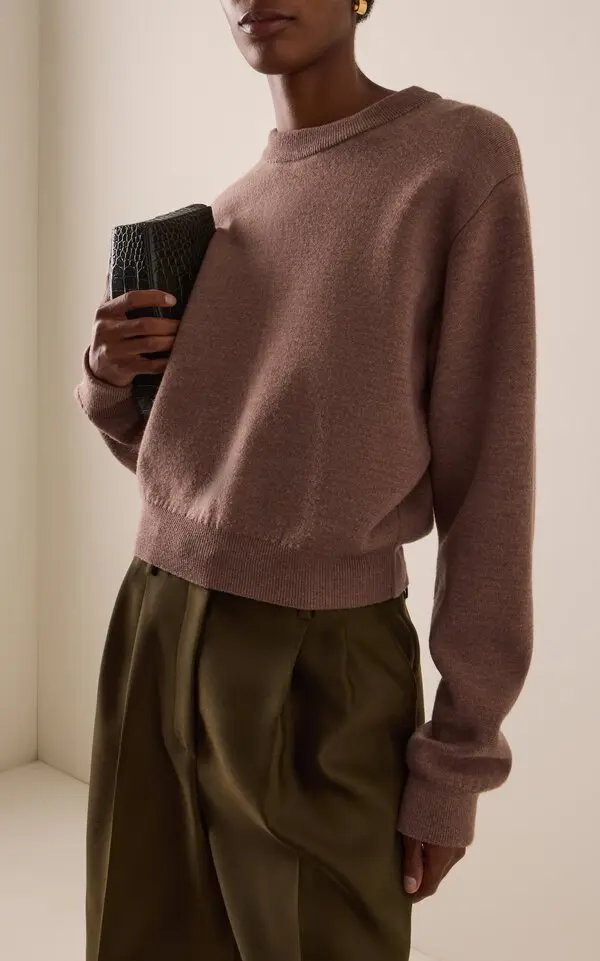 LEMAIRE Short Wool Sweatshirt