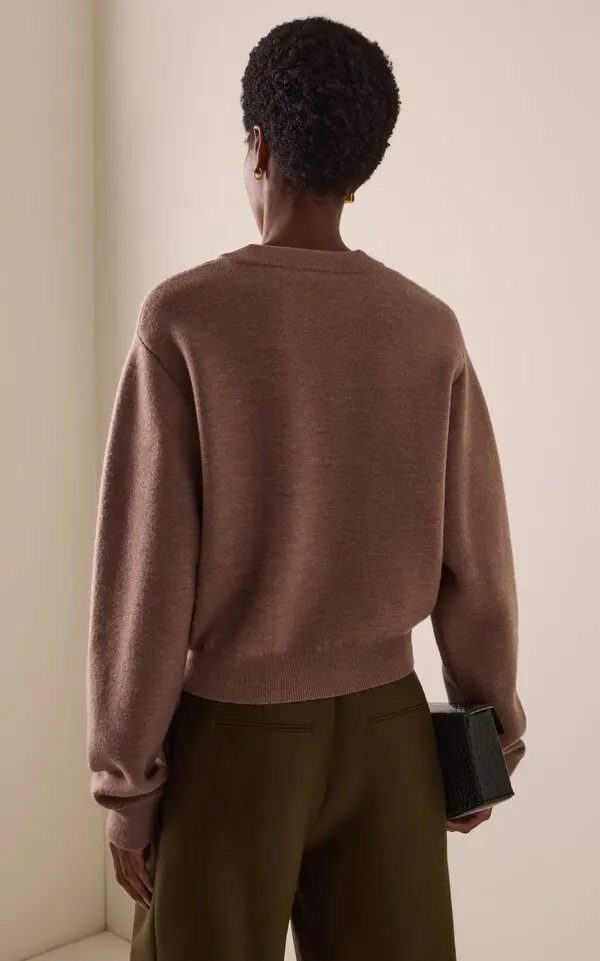 LEMAIRE Short Wool Sweatshirt