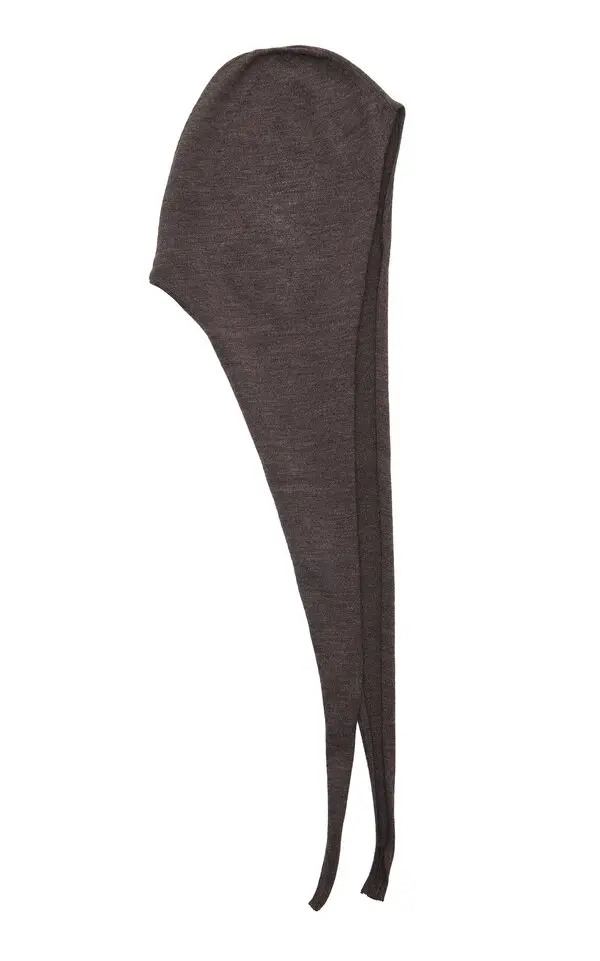 LEMAIRE Wool Head Scarf - Brown