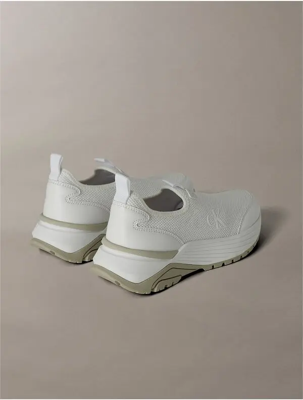 Calvin Klein Ablea Knit Sneaker - White