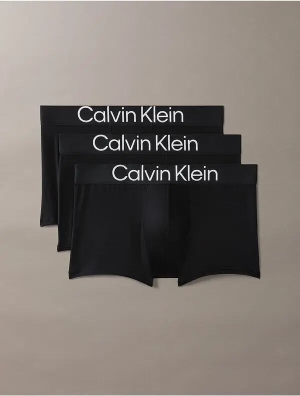 Calvin Klein Ultra Soft Lyocell 3-pack Trunk - Black