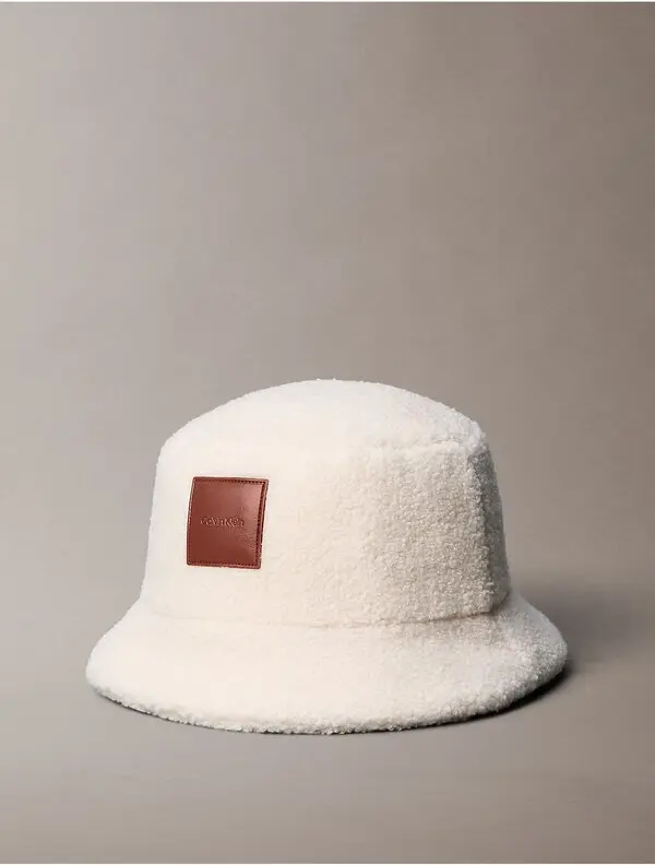 Calvin Klein Sherpa Bucket Hat - Birch
