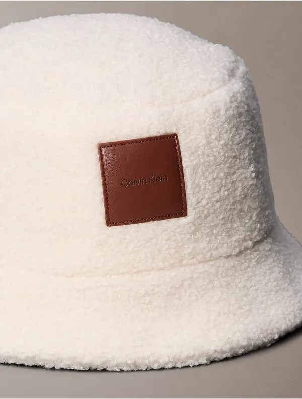 Calvin Klein Sherpa Bucket Hat - Birch