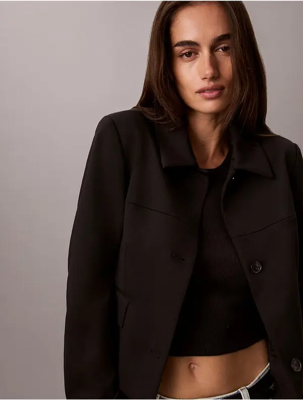 Calvin Klein Ponte Knit Jacket