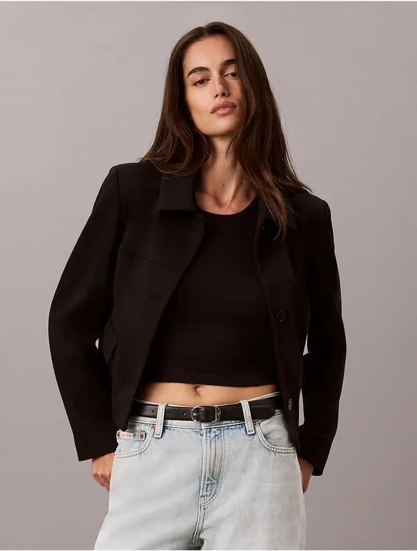 Calvin Klein Ponte Knit Jacket