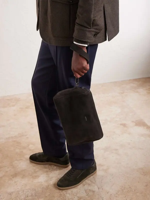 Zegna Leather Pouch