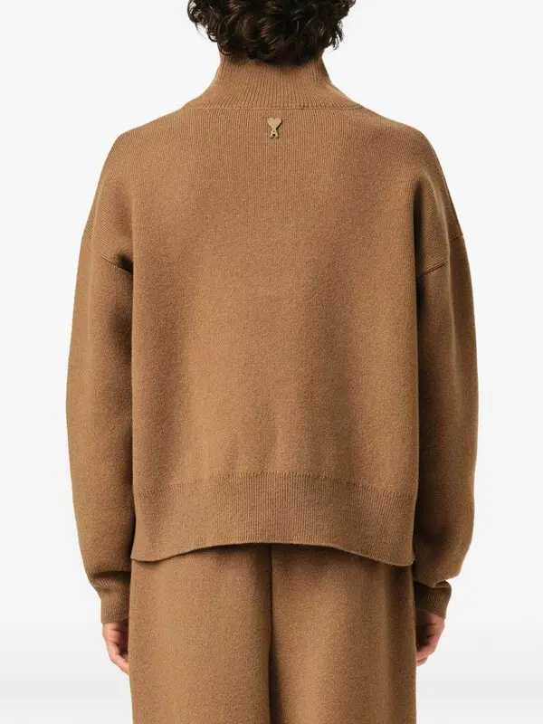 AMI Paris Wool Turtle-neck Sweater