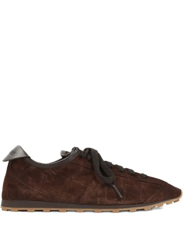 Jacquemus Les Tennis Leather Sneakers - Brown