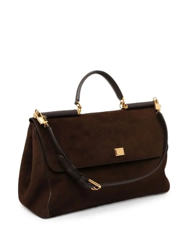 Dolce & Gabbana My Sicily Large Leather Handbag