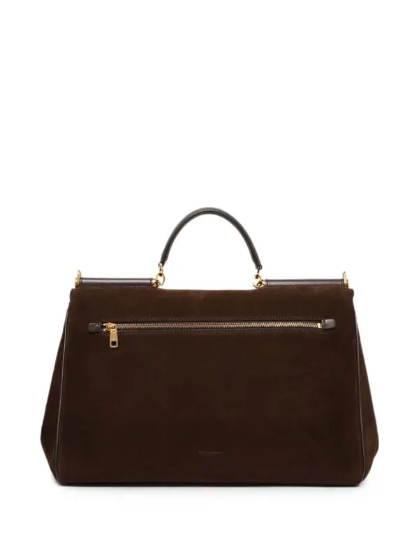 Dolce & Gabbana My Sicily Large Leather Handbag