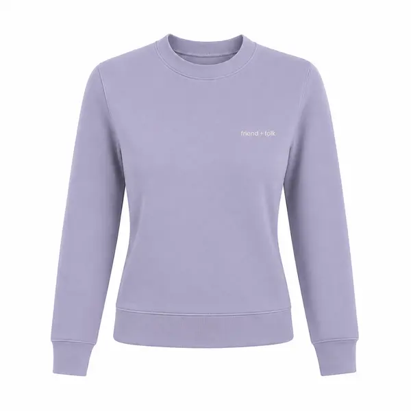 Friend + Folk Shrunken Classic Crewneck - Blue