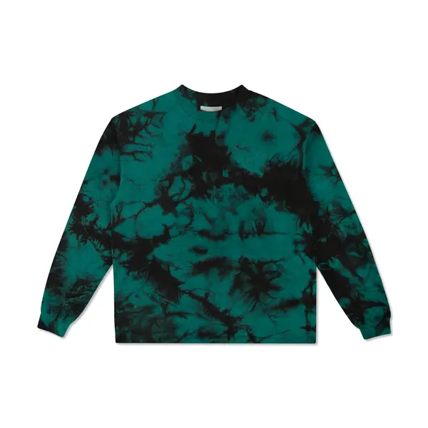 Friend + Folk Ribbed Mock Neck T-shirt - Everglade