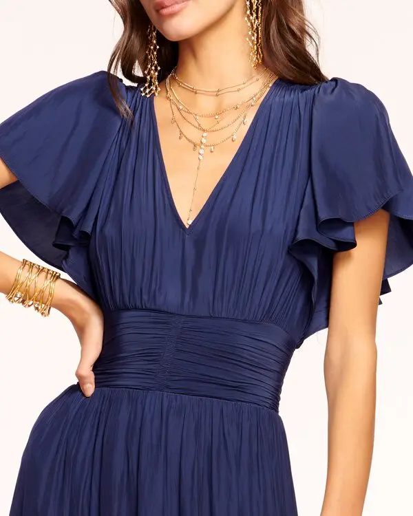 Ramy Brook Joanie Short Sleeve Maxi Dress