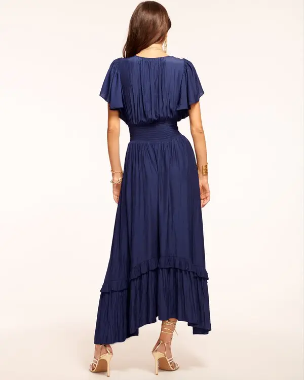 Ramy Brook Joanie Short Sleeve Maxi Dress