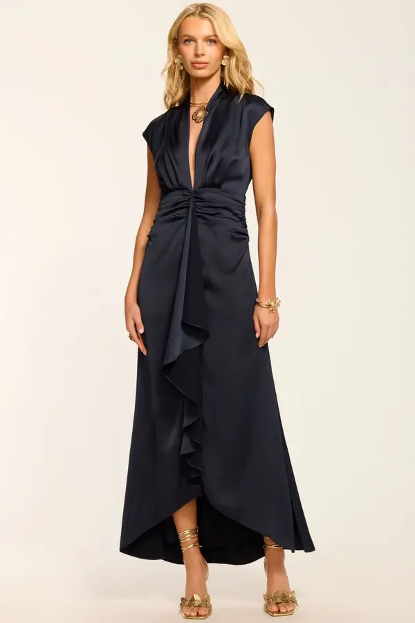 Ramy Brook Catrin Gown - Navy