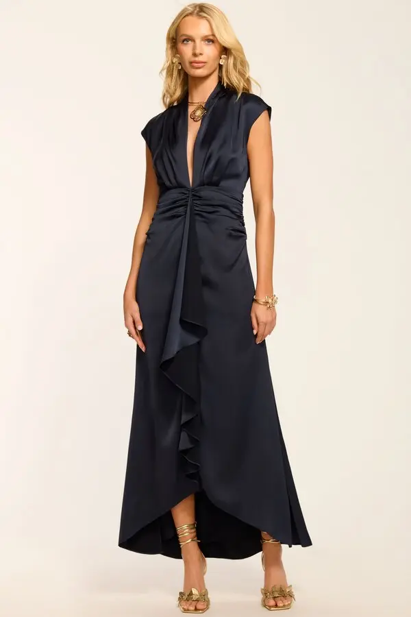 Ramy Brook Catrin Gown - Navy
