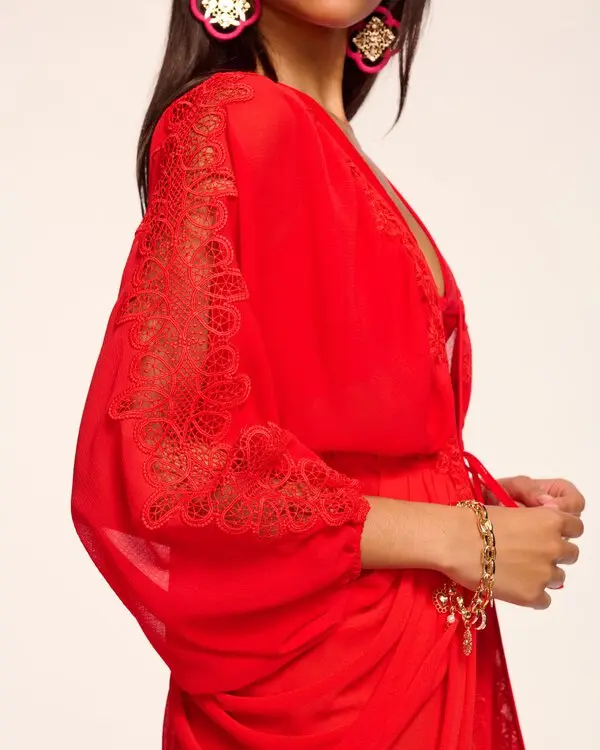 Ramy Brook Bernice Embellished Coverup Maxi Dress