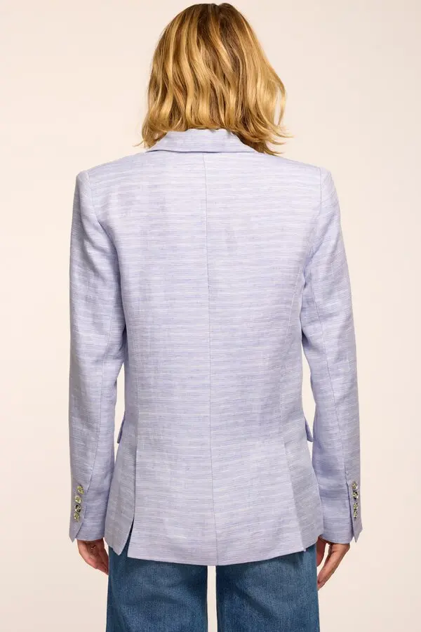 Ramy Brook Callie Textured Linen Blazer