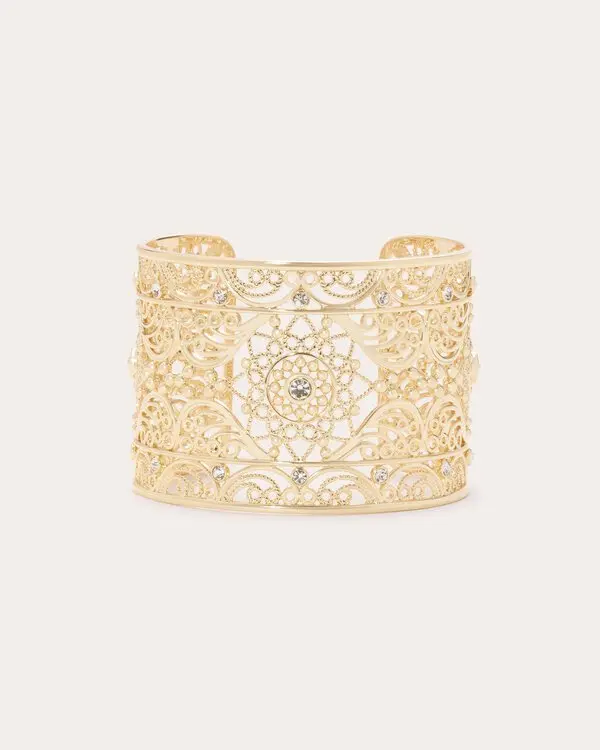 Ramy Brook Laya Medallion Cuff Bracelet