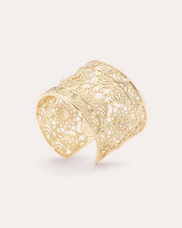 Ramy Brook Laya Medallion Cuff Bracelet