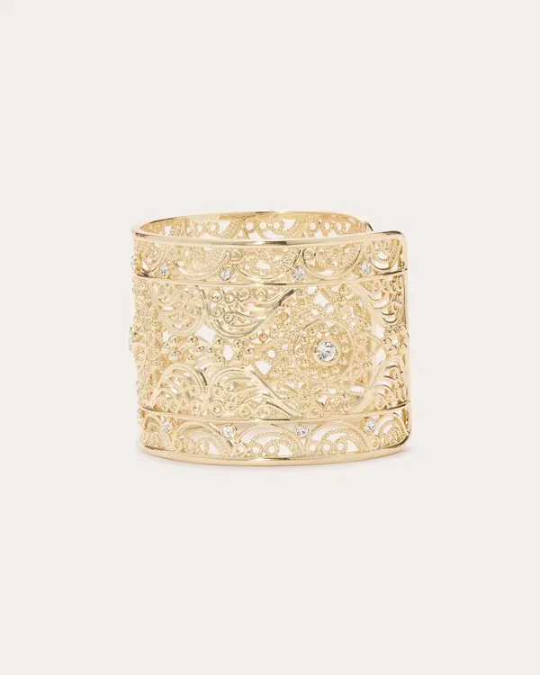 Ramy Brook Laya Medallion Cuff Bracelet