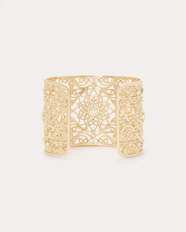 Ramy Brook Laya Medallion Cuff Bracelet