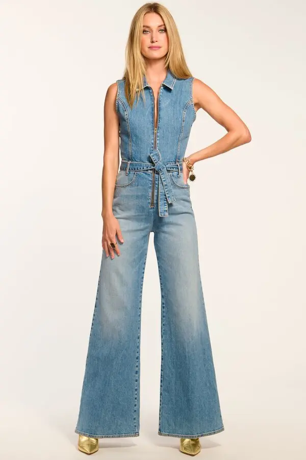 Ramy Brook Jemma Denim Jumpsuit - Light Wash