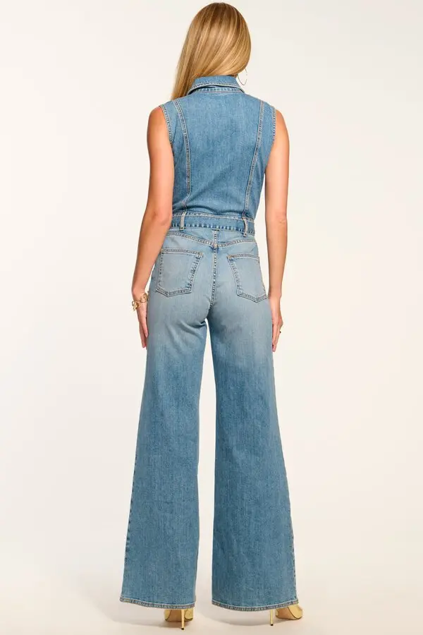 Ramy Brook Jemma Denim Jumpsuit - Light Wash
