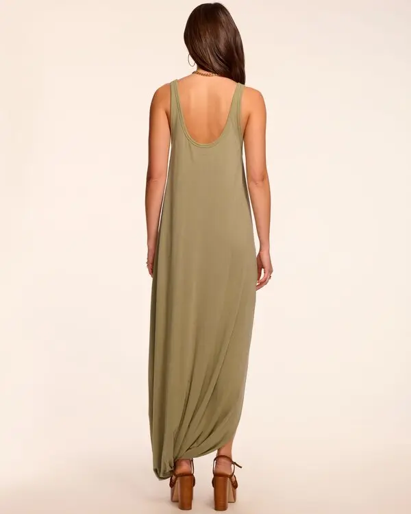 Ramy Brook Ellison Knit Scoop Neck Midi Dress
