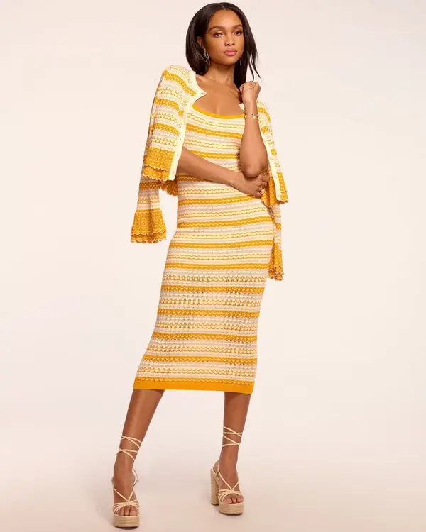 Ramy Brook Kit Knit Sleeveless Midi Dress