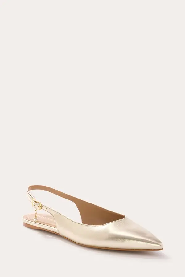 Ramy Brook Ereka Pointed Toe Flat - Champagne