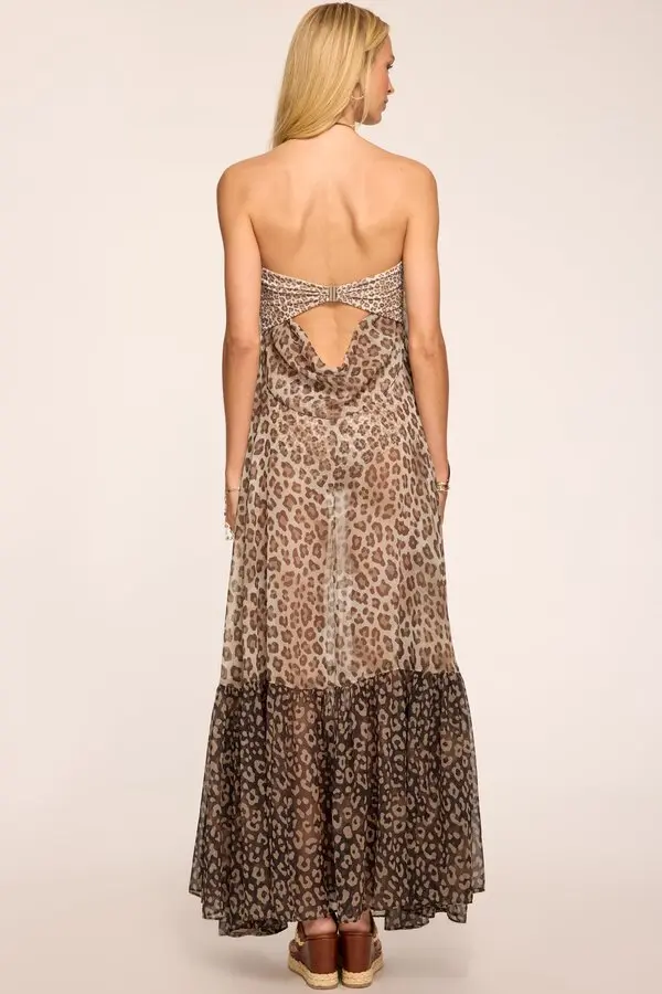 Ramy Brook Katrina Printed Strapless Dress