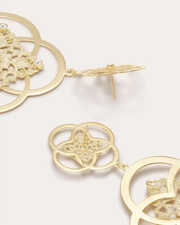 Ramy Brook Anya Medallion Drop Earrings