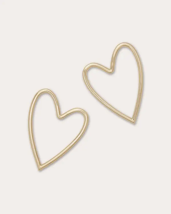 Ramy Brook Love Large Earrings - Gold