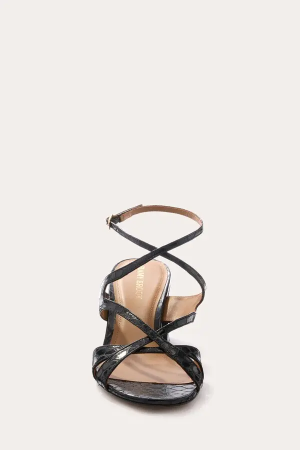 Ramy Brook Susie Leather Block Heel