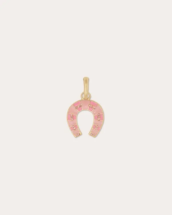 Ramy Brook Enamel Horseshoe Charm