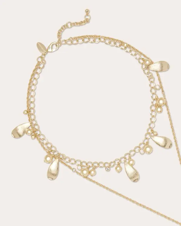 Ramy Brook Anya Flower Lariat Necklace