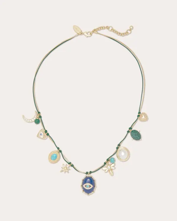 Ramy Brook Sienna Charm Necklace - Blue