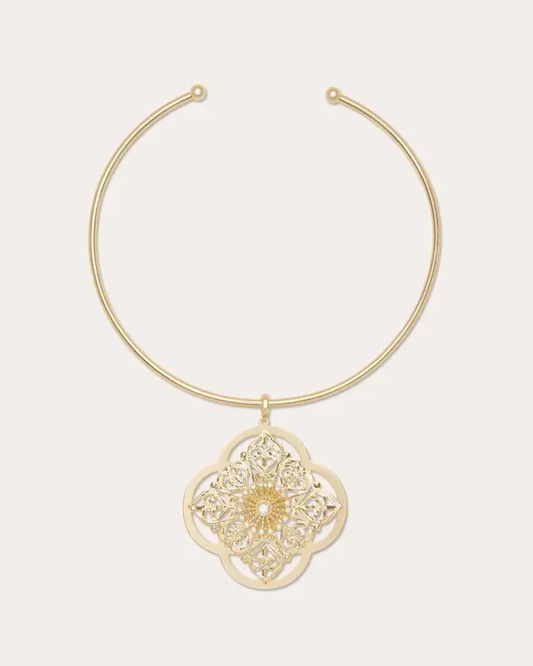 Ramy Brook Laya Medallion Necklace - Gold