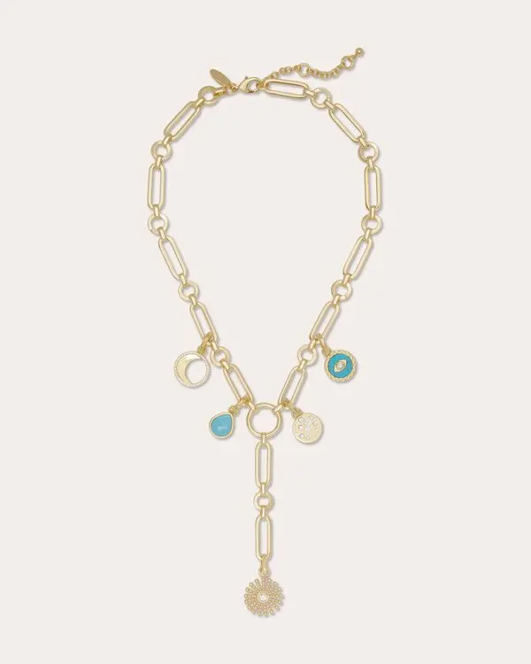 Ramy Brook Cara Chain Lariat Necklace