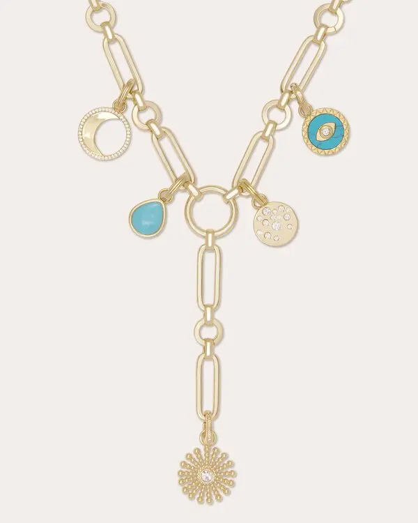 Ramy Brook Cara Chain Lariat Necklace